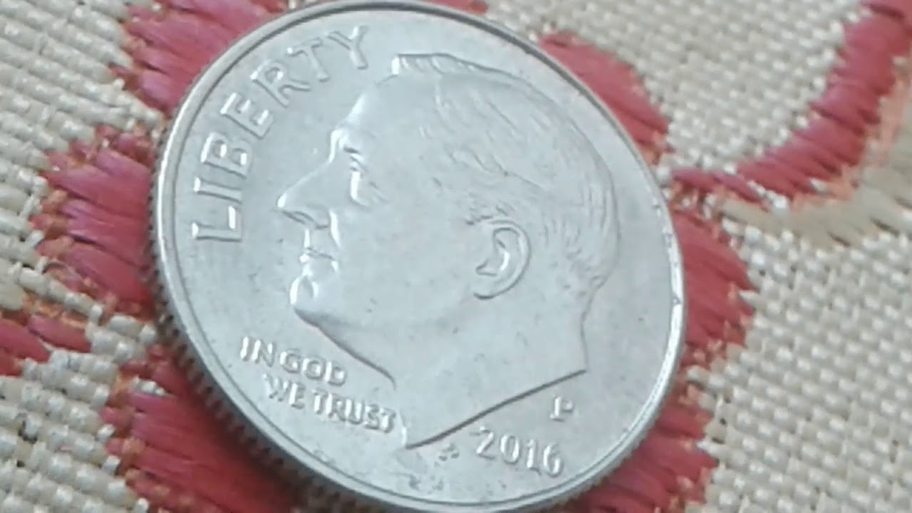 Valuable Coin U.S silver Roosevelt dime mint mark obverse 2016 P Dime ...