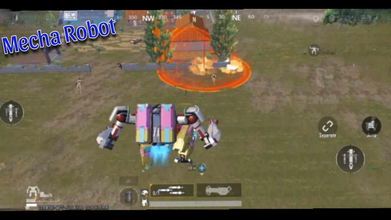 Use Full 'Mecha Robot' In Bgmi | Gameplay Bgmi - YouTube