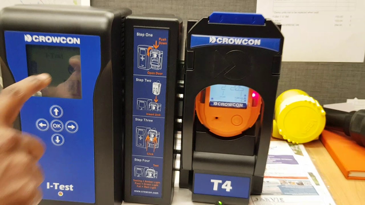 Crowcon i-test configuration and calibration - YouTube