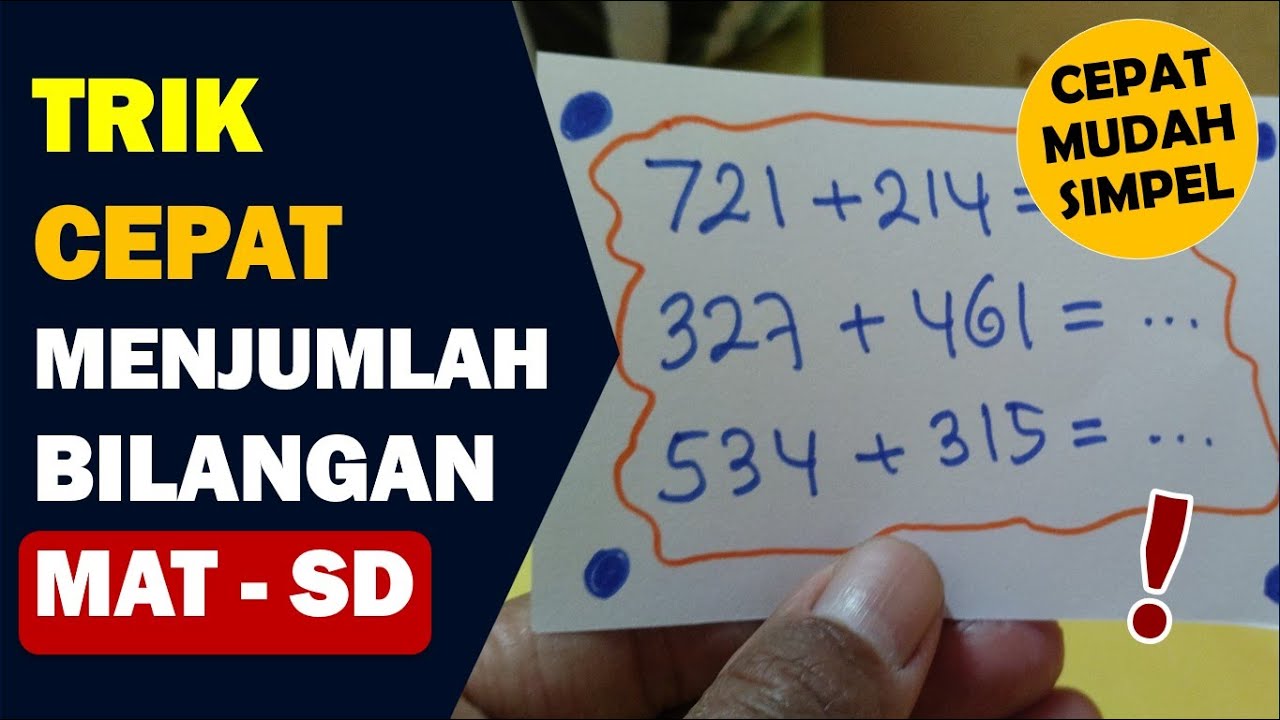 PENJUMLAHAN BILANGAN RATUSAN _ Untuk Persiapan Menghadapi Ujian Sekolah ...
