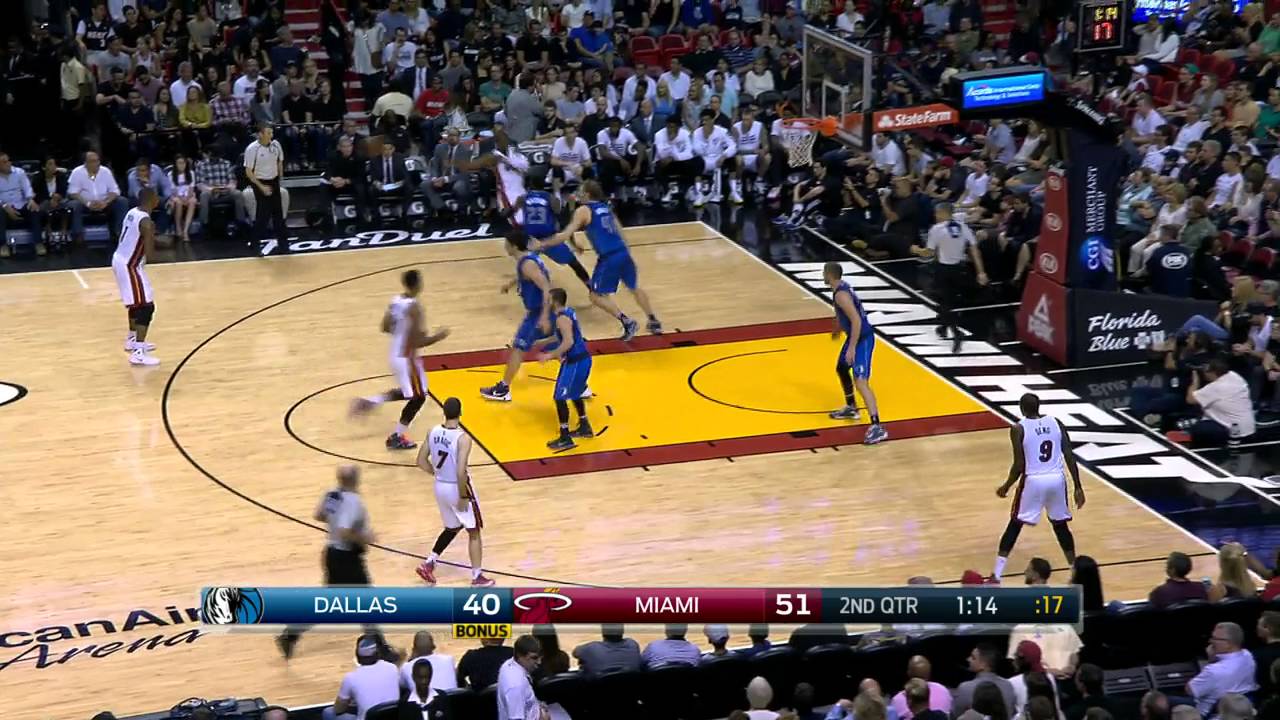 Dallas Mavericks vs Miami Heat | January 1, 2016 | NBA 2015-16 Season ...