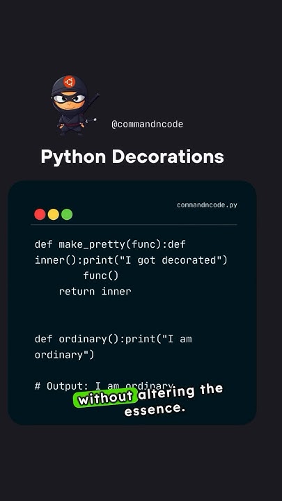 Python decorators can make your code more readable and easy to modify behavior #computerscience ...