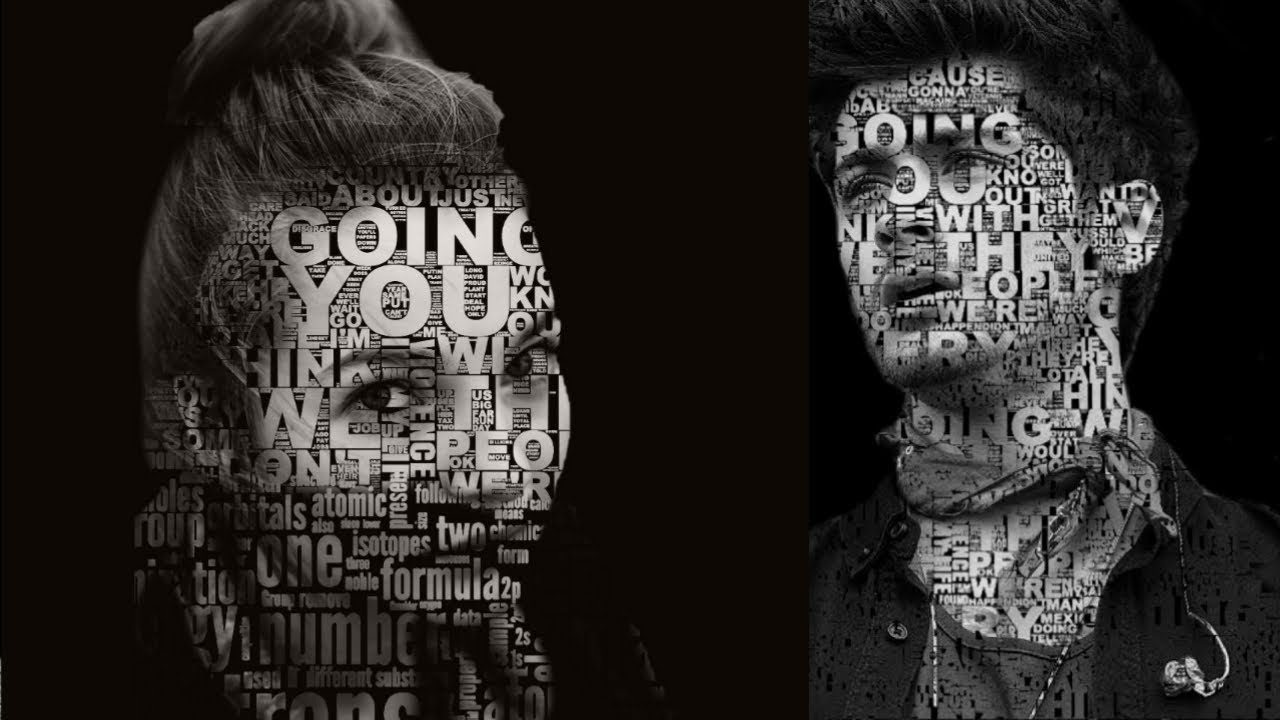 Typography Effect - Cara Edit Typography Picsart - YouTube