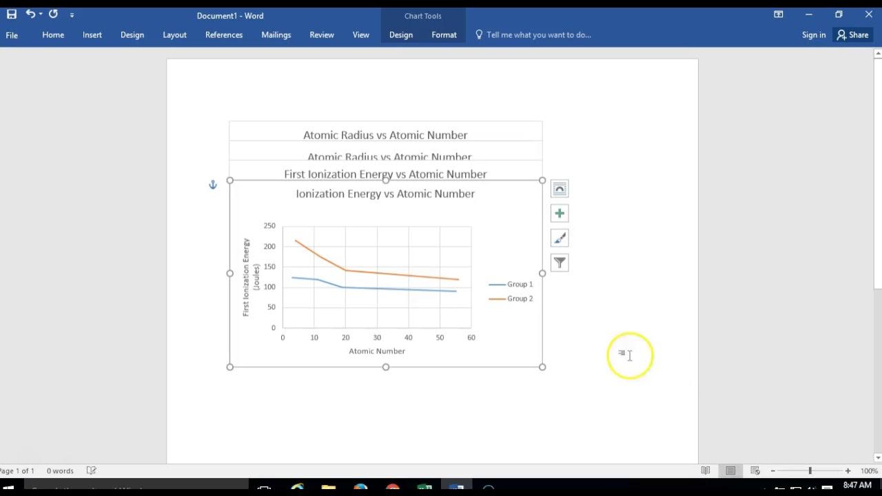 Copy and Paste Graphs into Word - YouTube