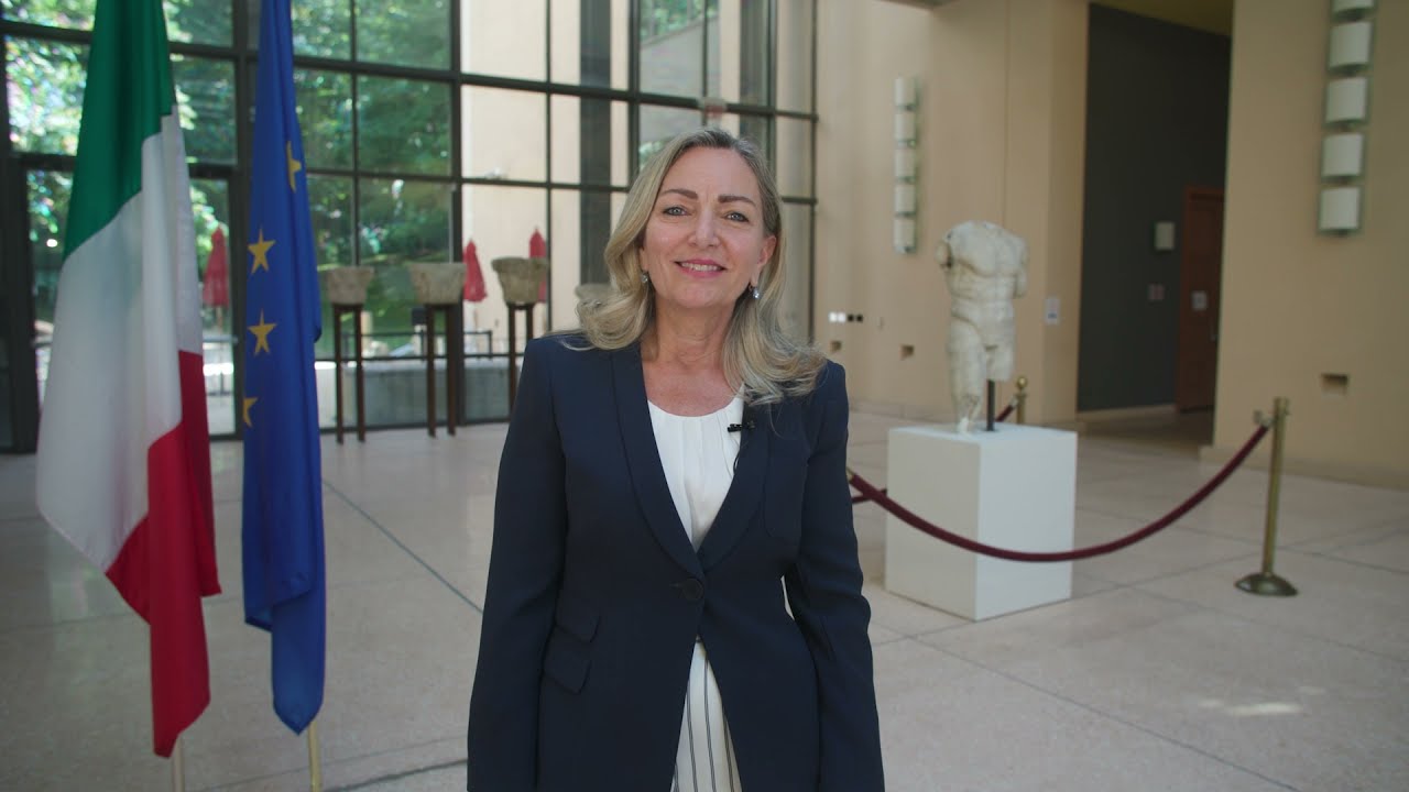 ITALYUS160 - MARIANGELA ZAPPIA, AMBASSADOR OF ITALY TO THE US - YouTube
