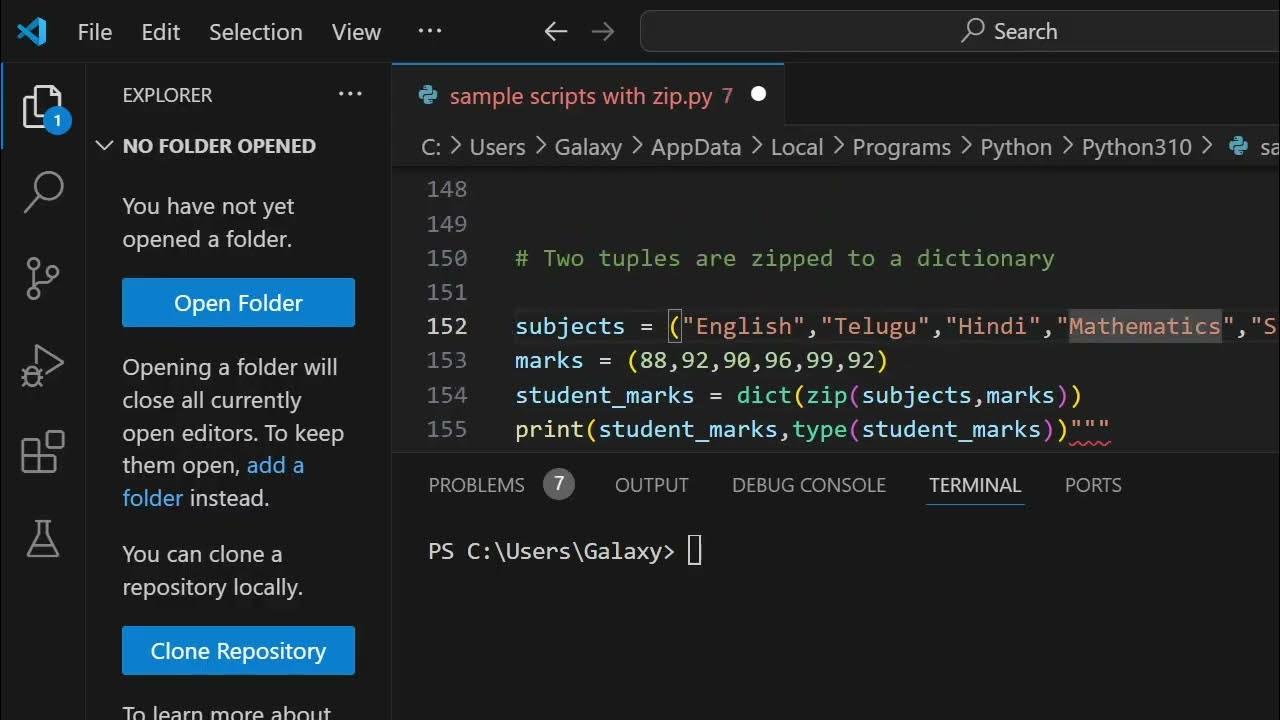 Zip Builtin Function With Iterableslisttuplerange And Dict Youtube