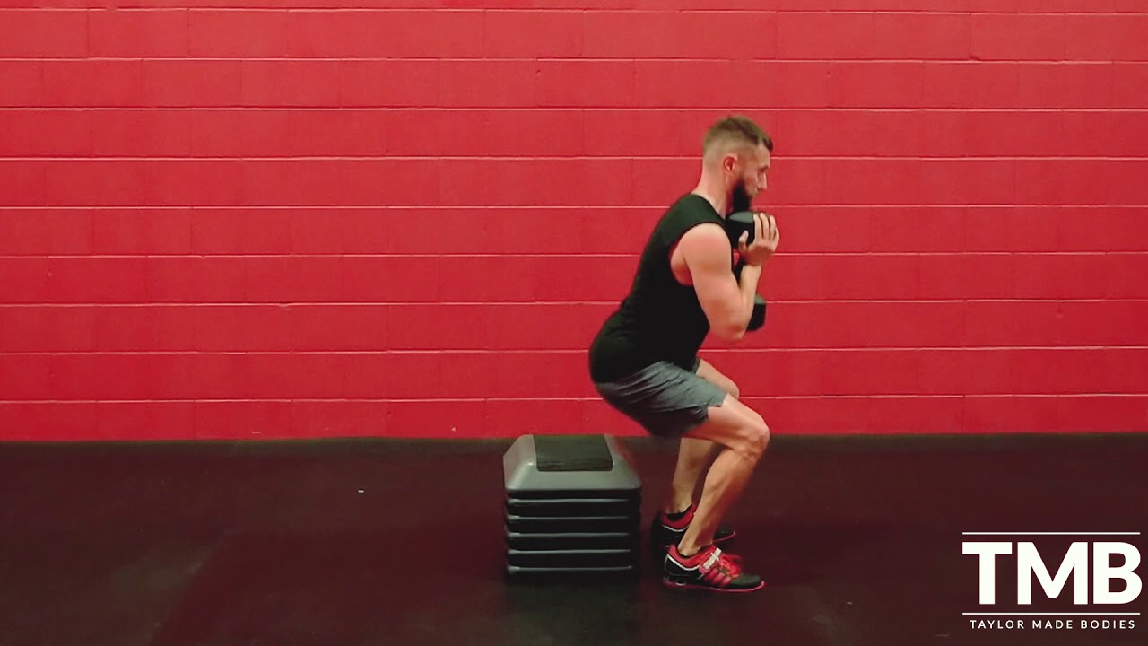 DB Box squats - YouTube