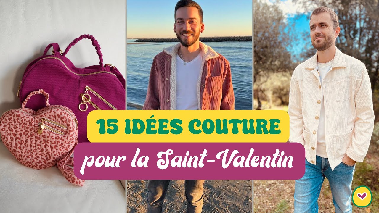 15 idées couture pour la Saint-Valentin : patrons hommes, femmes et ...