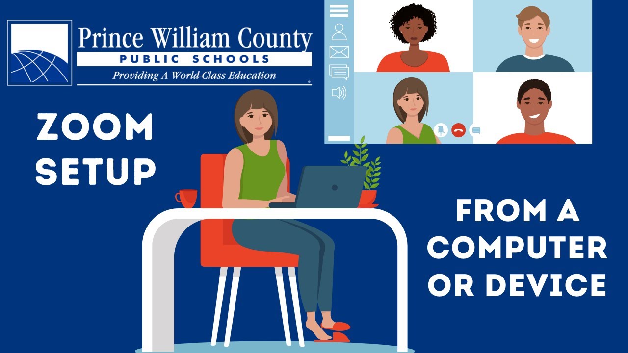Zoom Setup - Laptop or Device - YouTube