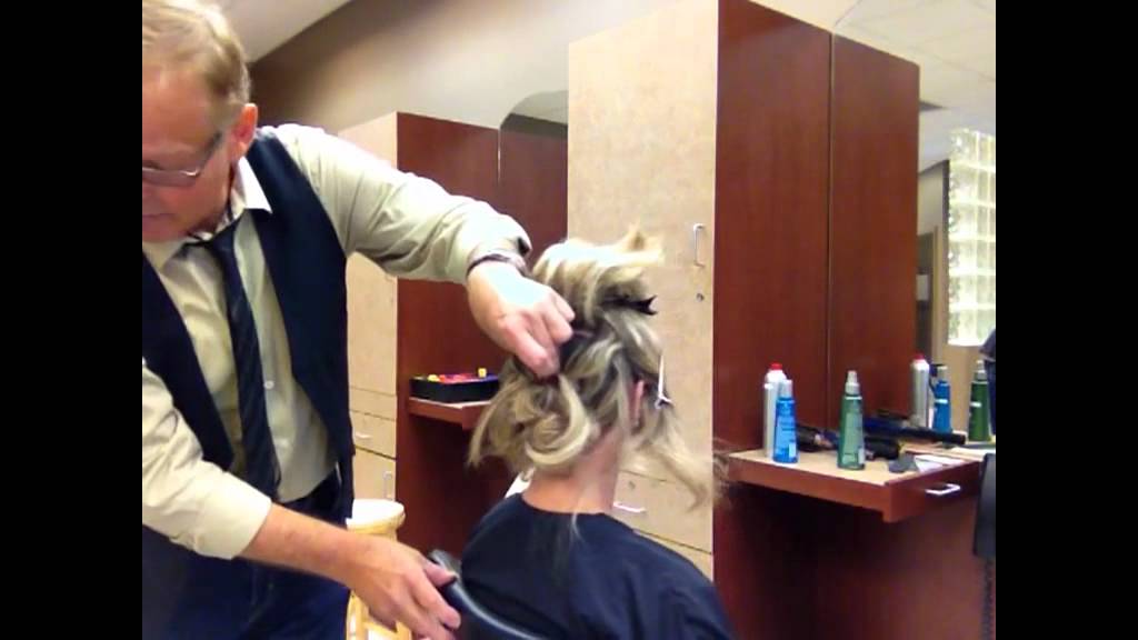 Edward Paul Hair Sexy Chignon on model Christina - YouTube