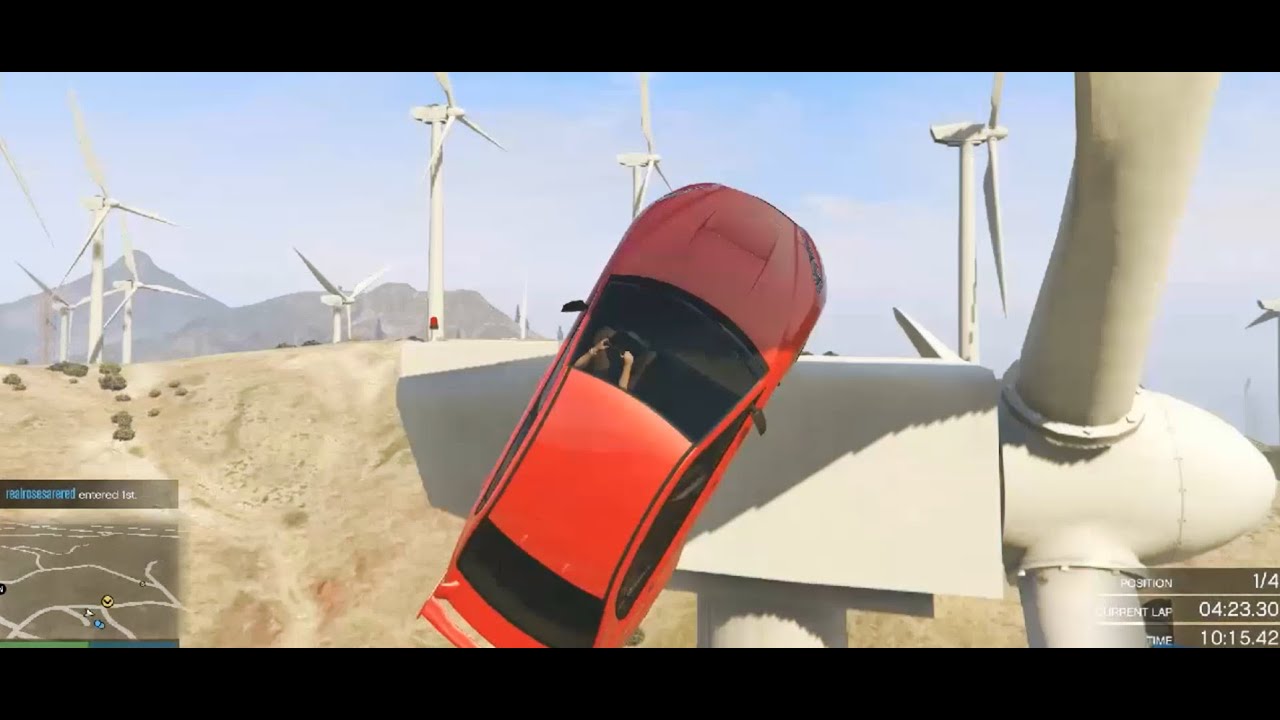Gta 5 Fun Windmill Race! Who Will Win?! (Funny Moments) - YouTube