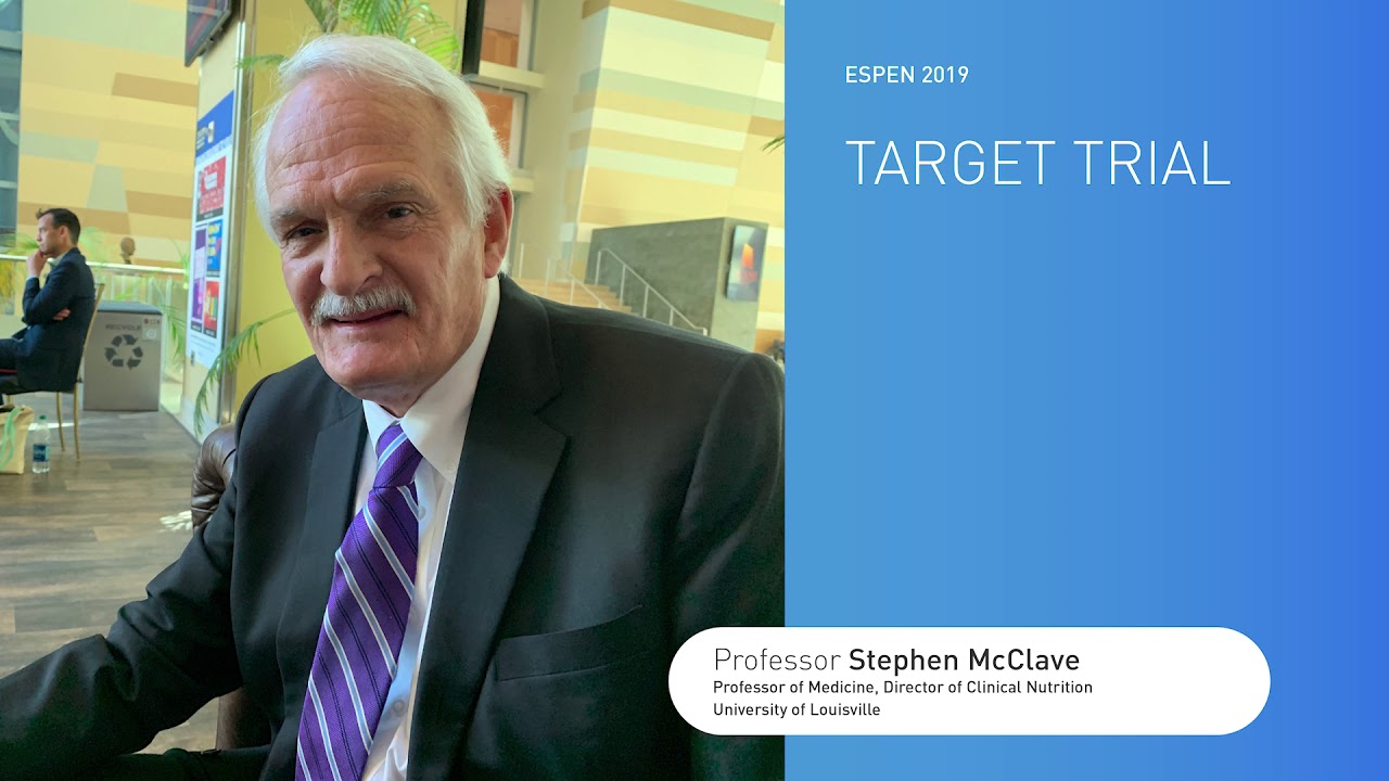 Prof. Stephen McClave - ESPEN 2019 - TARGET TRIAL - YouTube