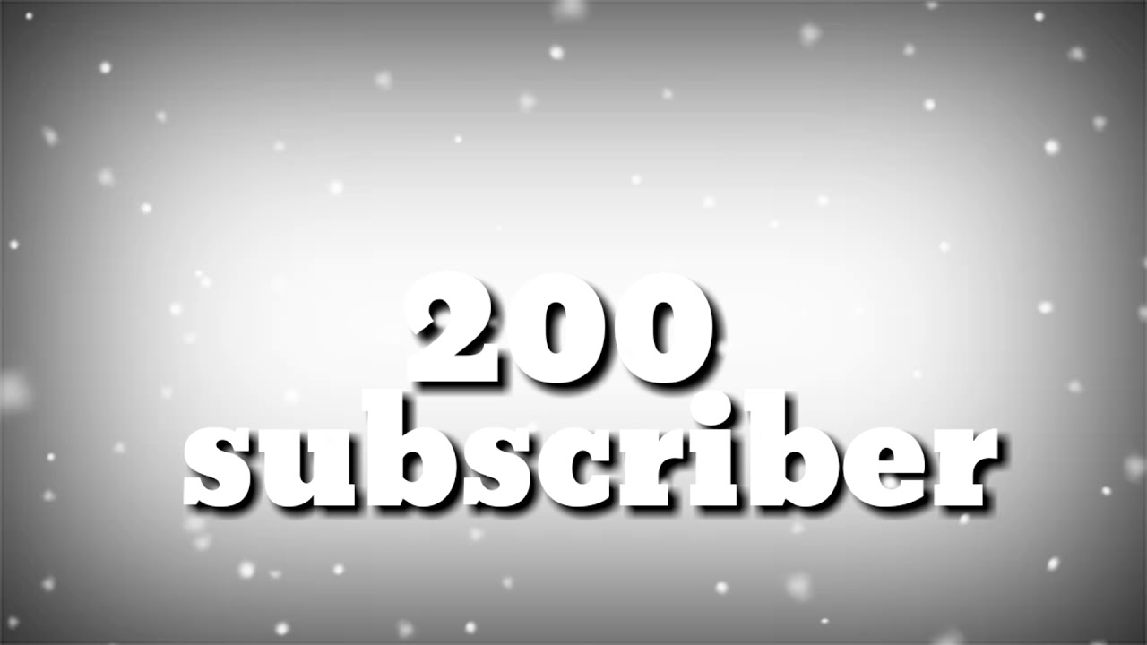 Thanks for 200 subscriber 😄😄 - YouTube