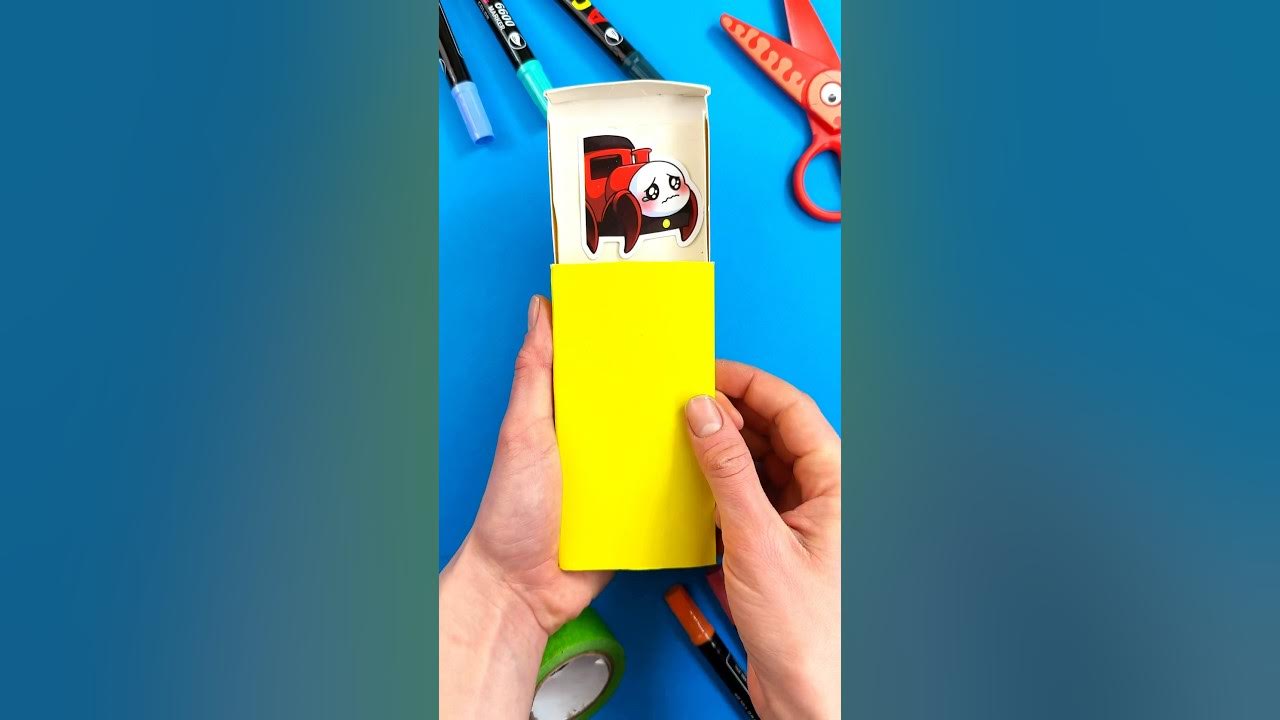 Impossible Paper Craft Trick By Choo Choo Charles 🚂choochoocharles Choochoo Papercraft Trick