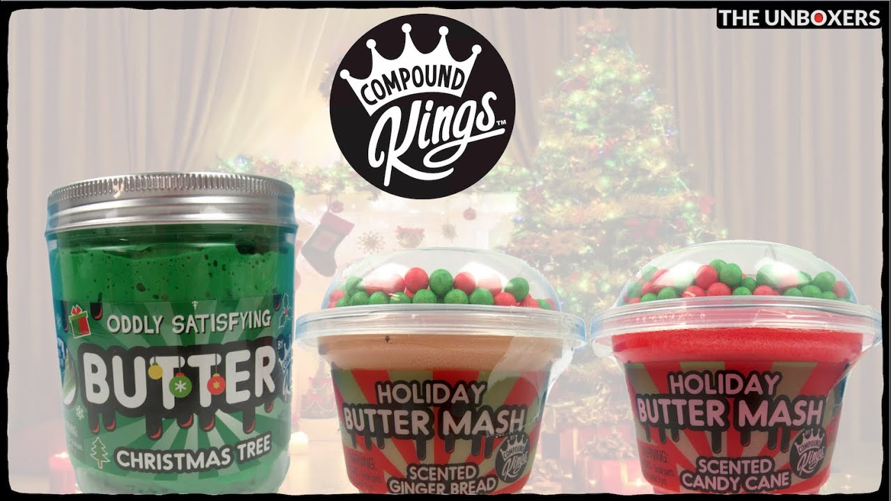 Compound Kings Holiday Butter Slimes - YouTube