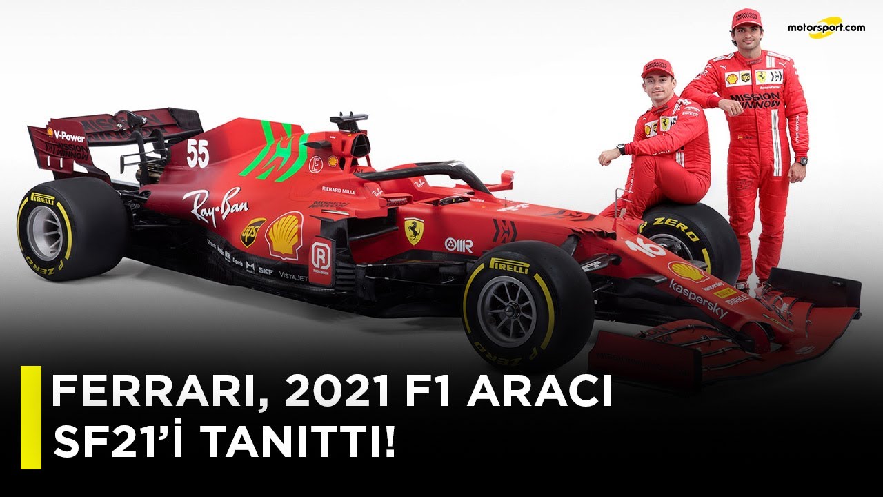 Ferrari, 2021 F1 Aracı SF21'i Tanıttı! - YouTube