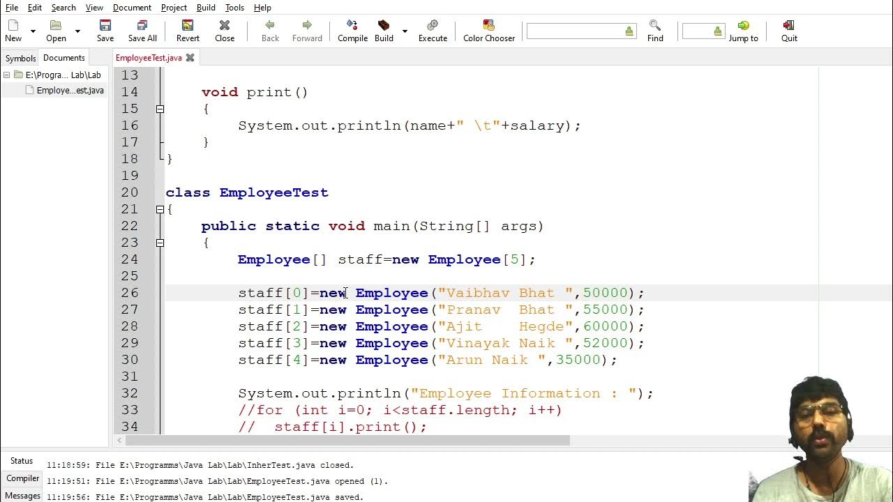 Java Lab Experiment 6 - YouTube