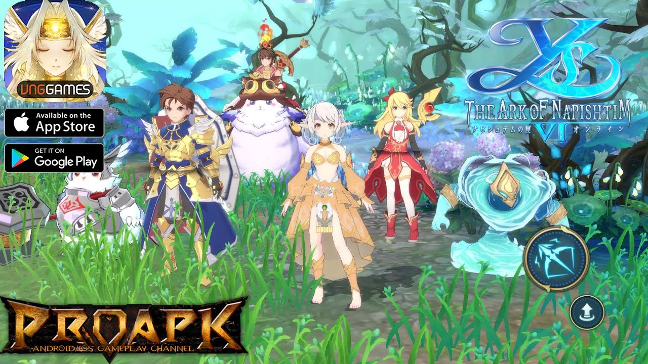Ys VI Mobile Gameplay Android / iOS (ENGLISH) (Open World MMORPG) - YouTube