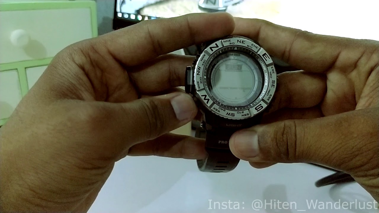The best outdoor watch: Casio Pro Trek PRW 3500 unboxing - YouTube