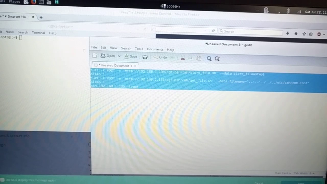 VeraEdge-US Smart Home Controller File Disclosure to SSH Root Shell ...
