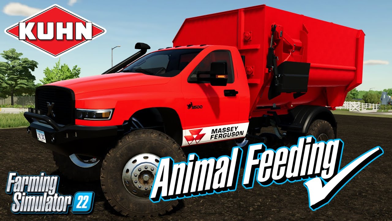 LIVE Modding - TLX3500 Single Cab | Animal Feeding by KHUN | FS22 - YouTube