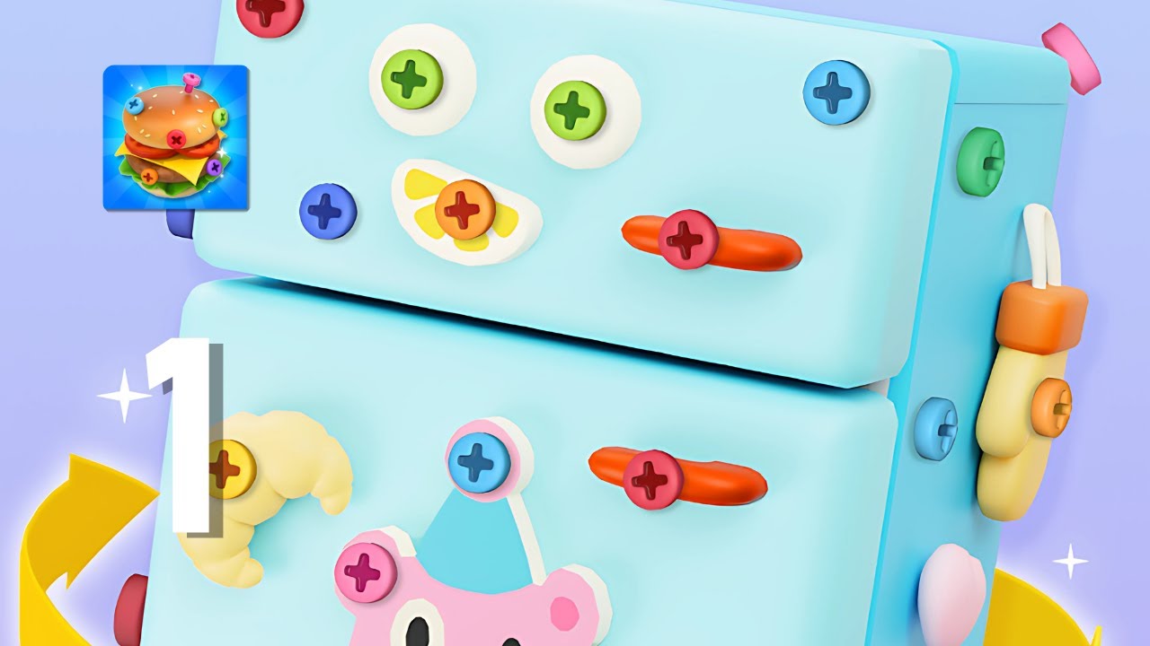 3D Bolt Master: Screw Pin Jam - Level 1 ~ 6 - Gameplay Walkthrough Part ...