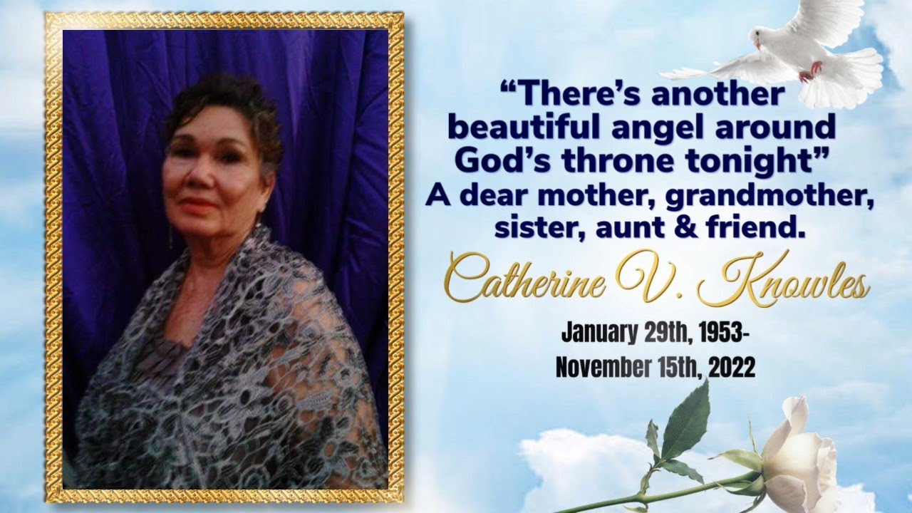 Home Going Service for Catherine V Knowles December 3, 2022 - YouTube
