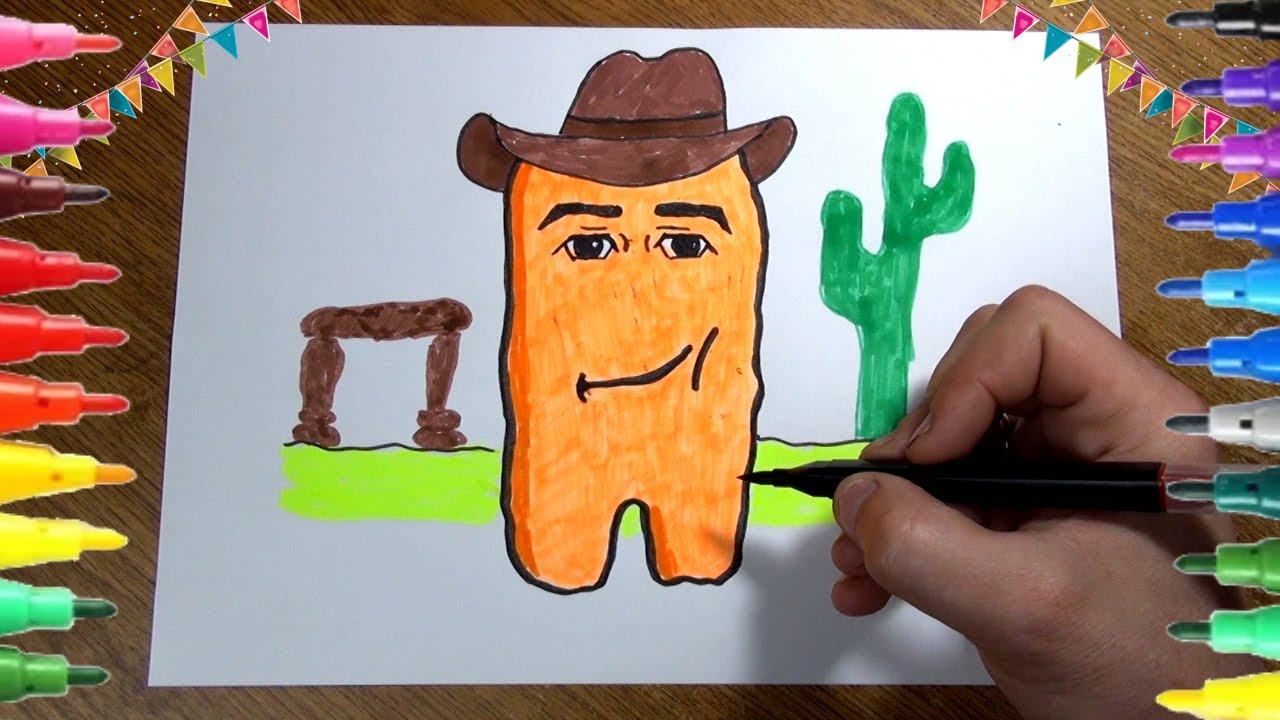 How to draw Gegagedigedagedago - YouTube