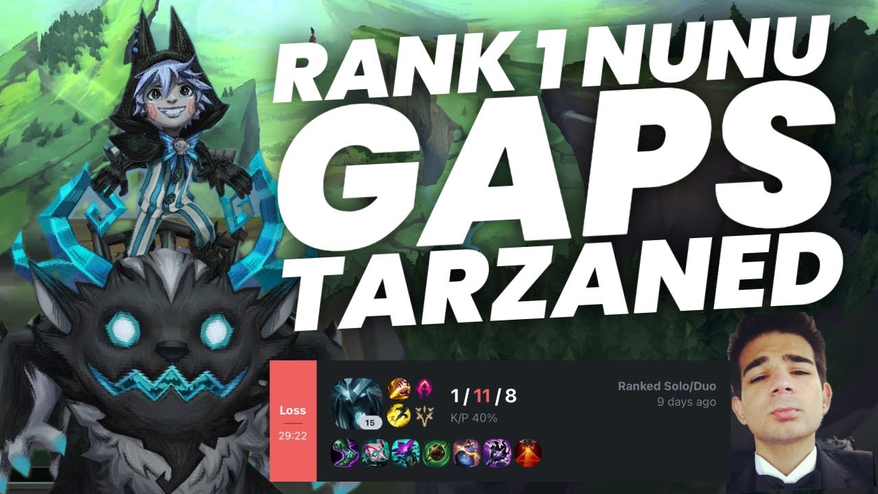 Rank 1 Nunu Makes Tarzaned Mental Boom - YouTube