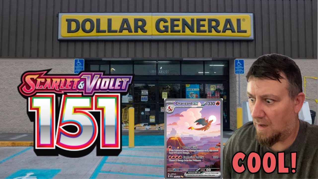 Is Dollar General the place to find Pokémon 151 packs? - YouTube