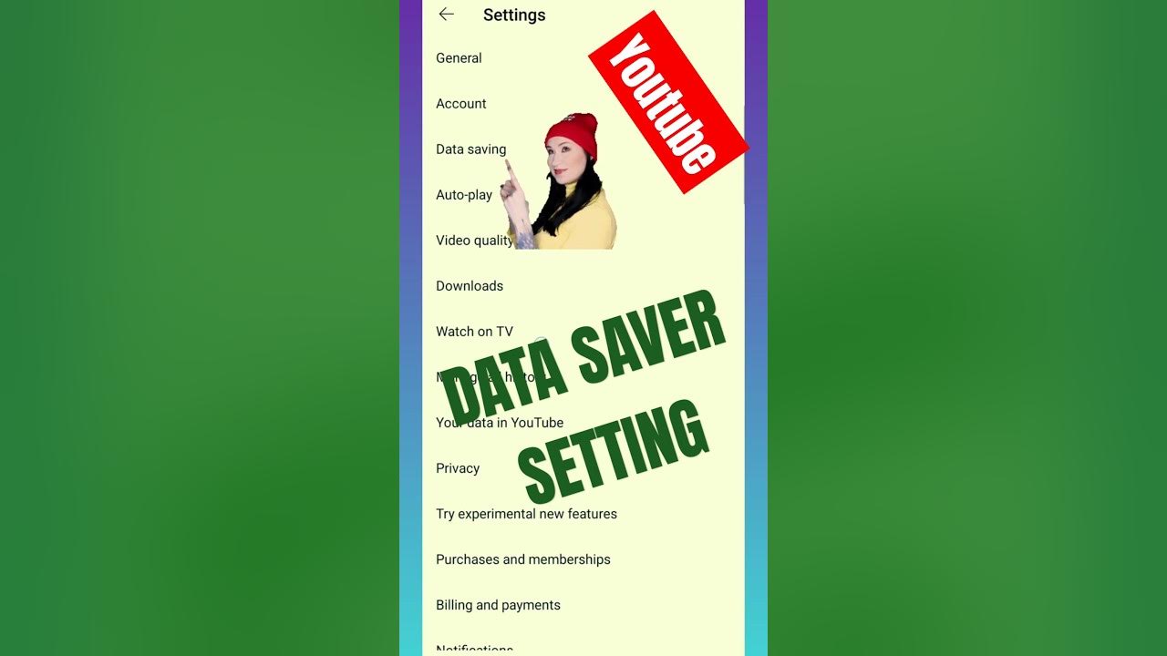 Data Saver setting on Youtube/ Enable data-saving mode on youtube #shortsfeed #shorts #datasaver ...