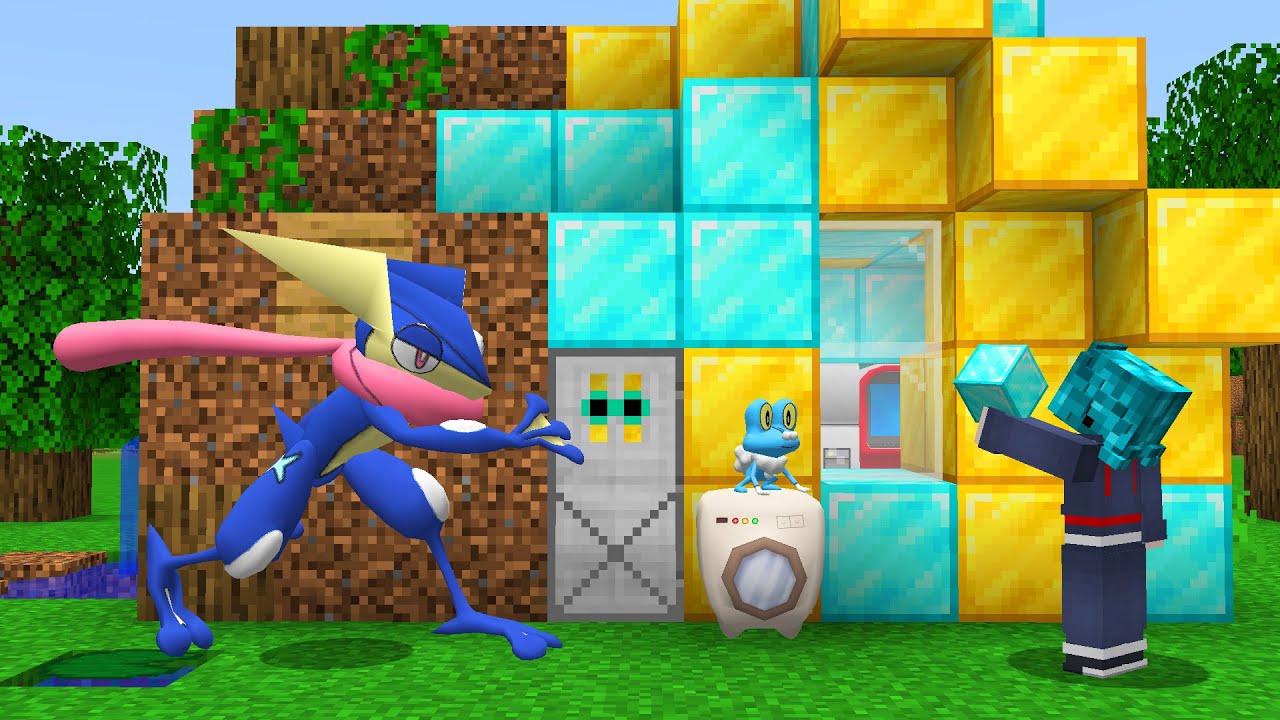 TRANSFORMEI a CASA dos POKÉMONS no MINECRAFT PIXELMON - YouTube
