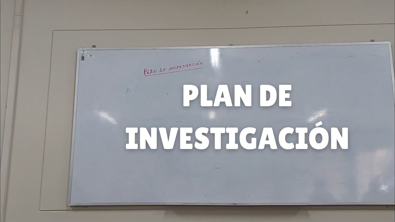 Guide / Research Plan / Spanish - YouTube