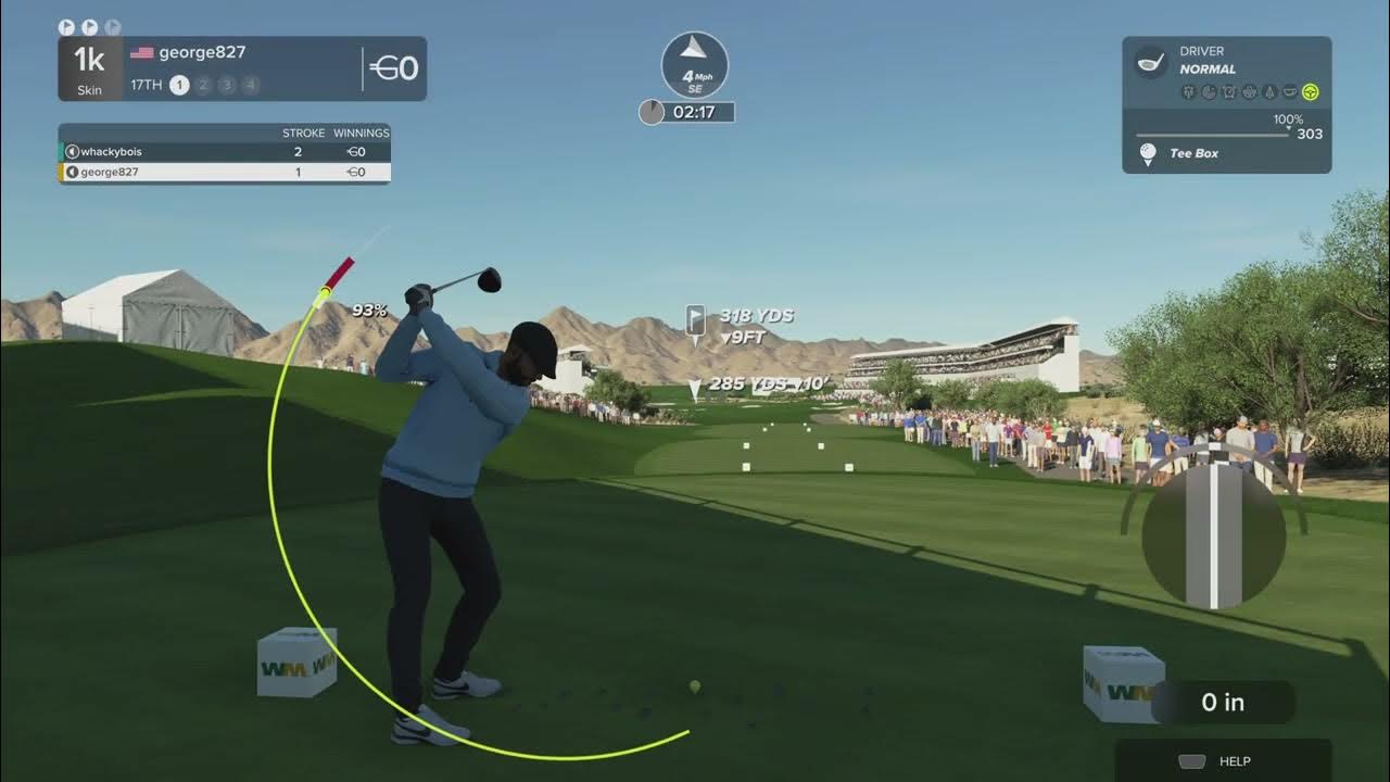 Hole in One on a Par 4 PGA 2K23 - YouTube