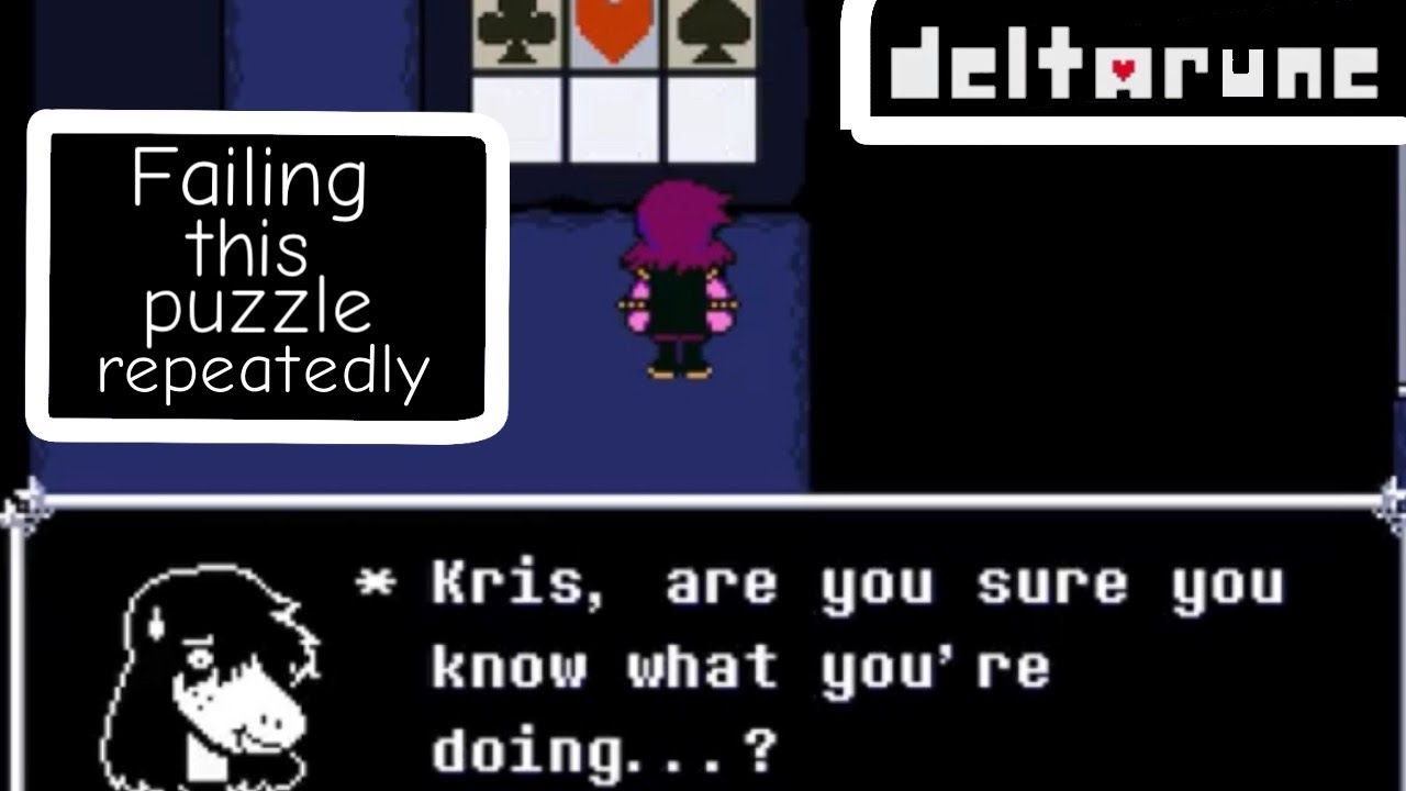 Deltarune Chapter 1 - What if you keep failing the puzzle in the ...