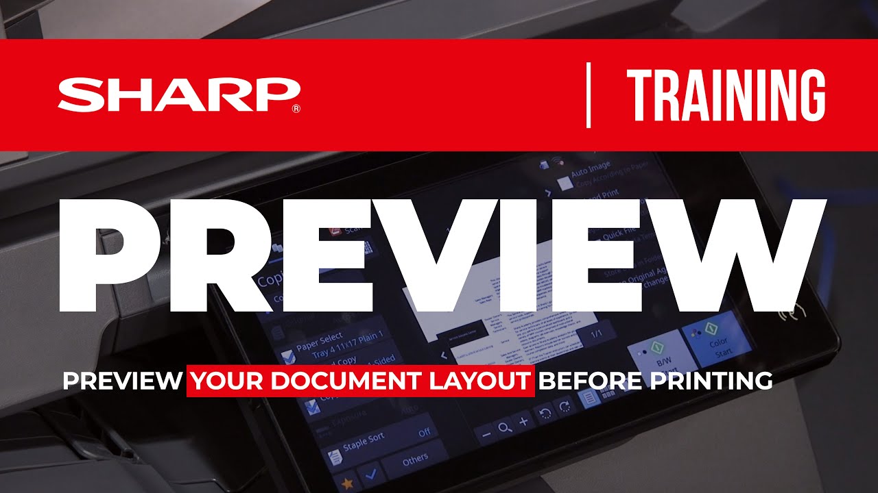 Fix Copy Mistakes Before They Happen | Sharp Preview Feature Demo - YouTube