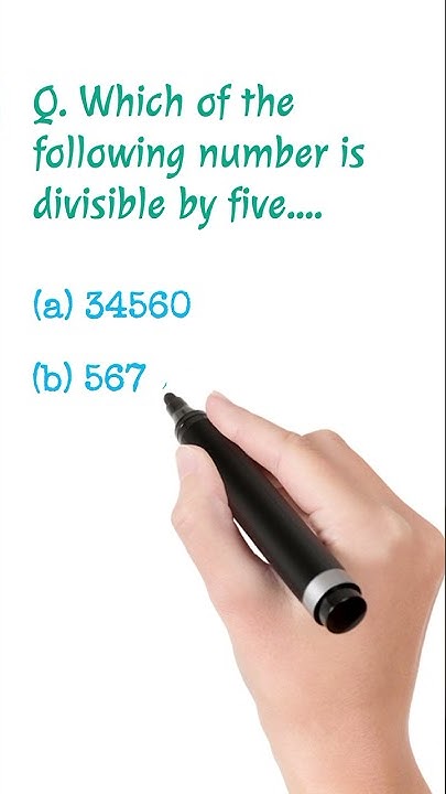 Which Number is divisible by 5 - Math Olympiad Question grade 3 - YouTube