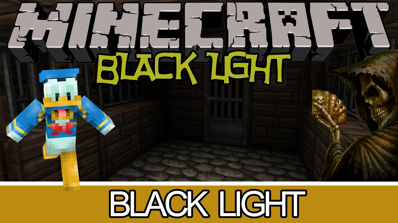 MINECRAFT HORROR - BLACK LIGHT - YouTube