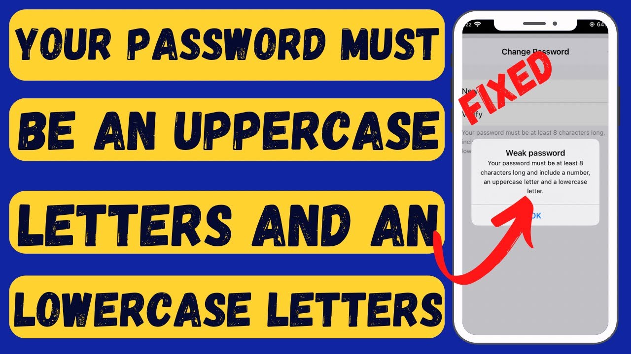 Your password must be at least 8 characters apple id |2023| |How to ...