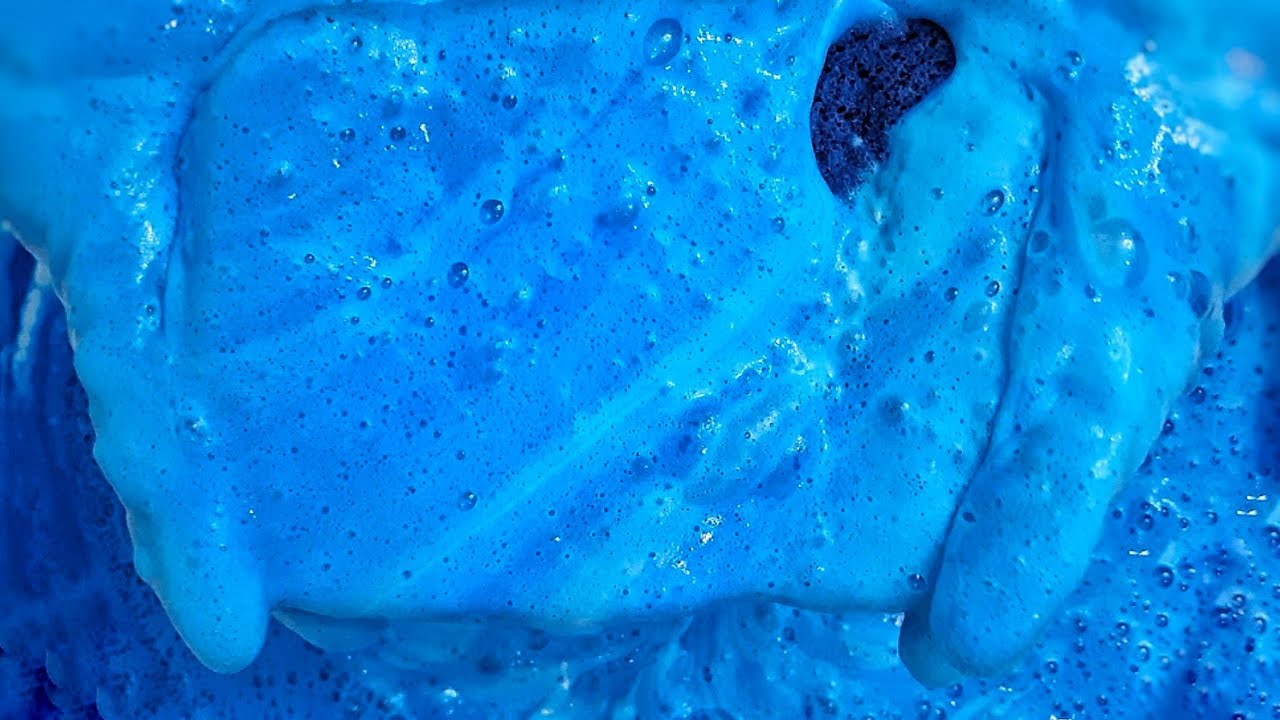 The Most Satisfying ASMR Sponge Squeezing 💙/ Bleaching Paste and ...
