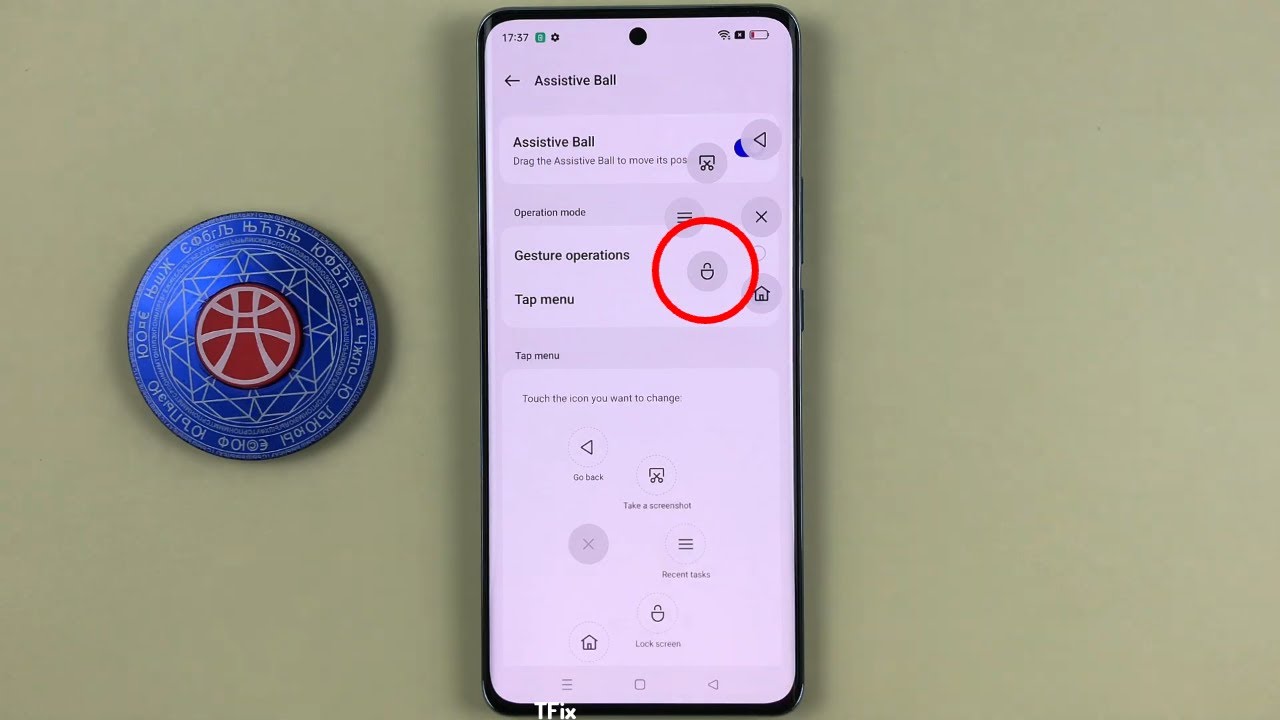 How to turn off the screen using Assistive ball on OPPO Reno10 5G ...