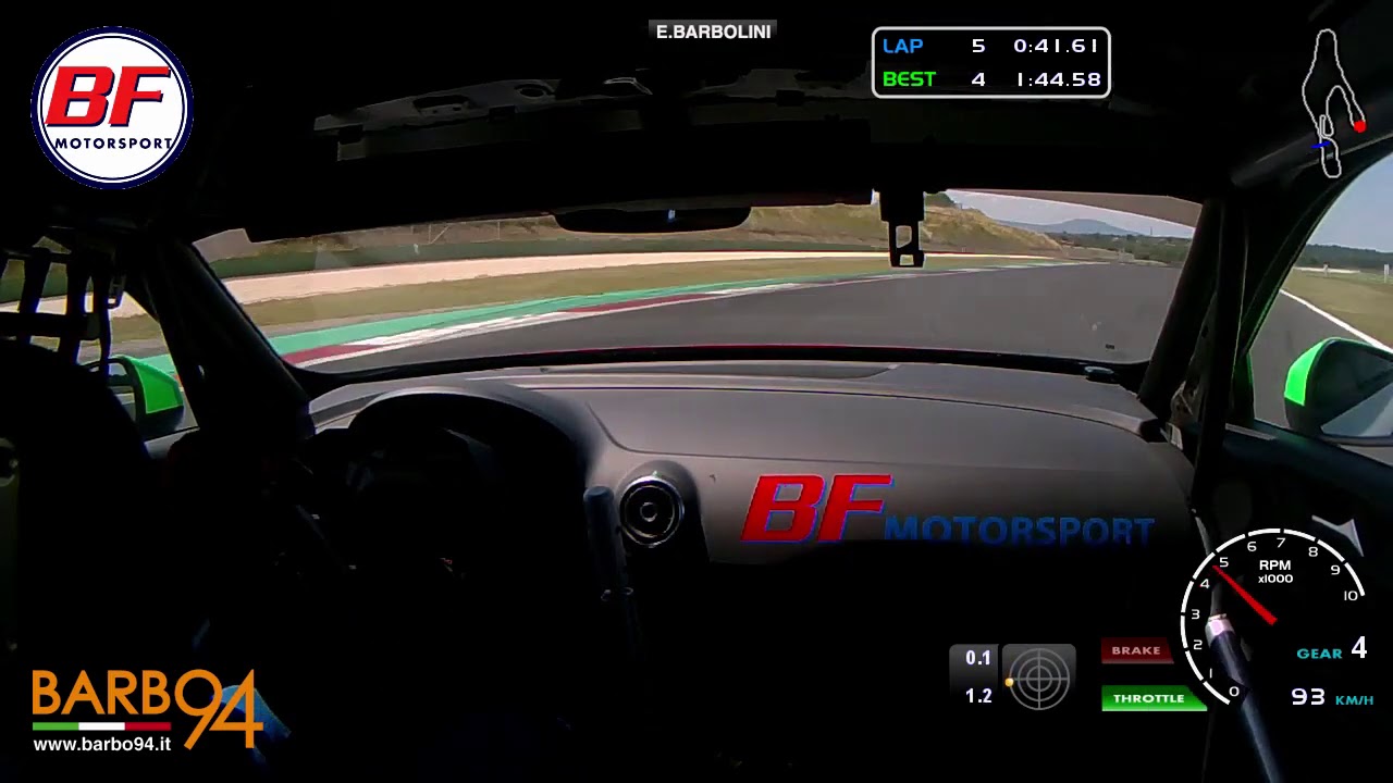 ON-BOARD BARBO94 VALLELUNGA AUDI RS3 LMS TCR DSG - YouTube