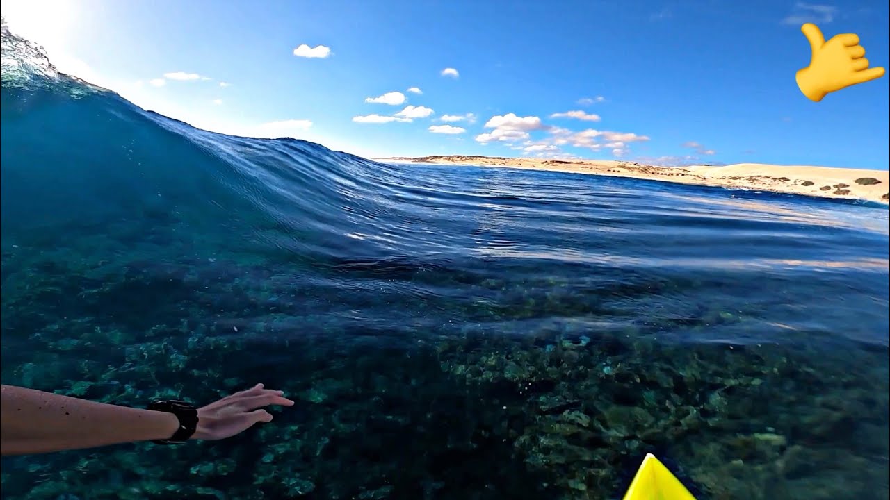 LOW TIDE PRISTINE CONDITIONS - Gnaraloo Surfing Turtles - GoPro POV ...