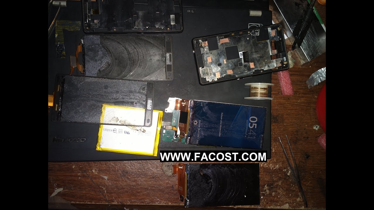 xperia [water damaged LCD ? ] LCD separation - YouTube