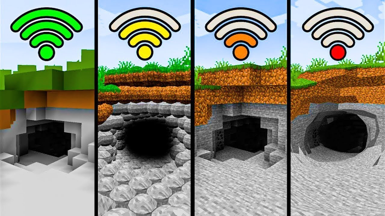 minecraft with different Wi-Fi compilation - YouTube