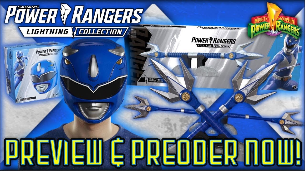 *NEW* Hasbro Power Rangers Lightning Collection Mighty Morphin Blue ...