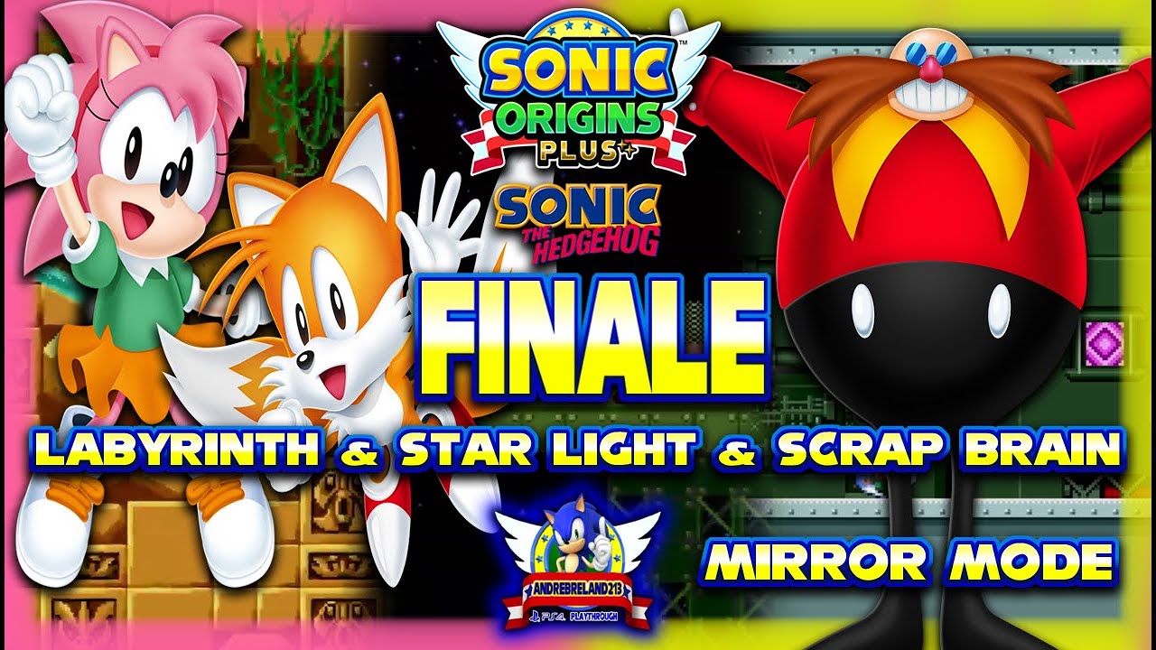 Sonic Origins Plus PS4 (1080p) - Sonic 1991 with Amy Rose & Tails in ...