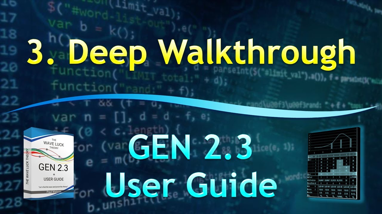 3. Deep Walkthrough | GEN 2.3 User Guide - YouTube