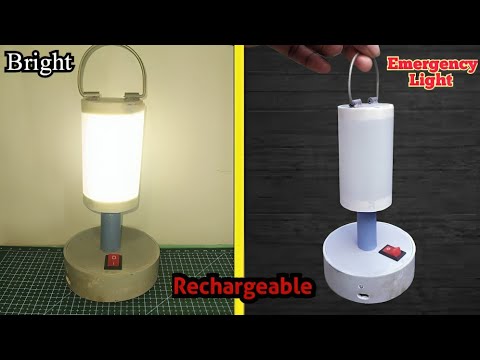 How to Make Rechargeable Emergency Light at Home || Powerful Emergency ...