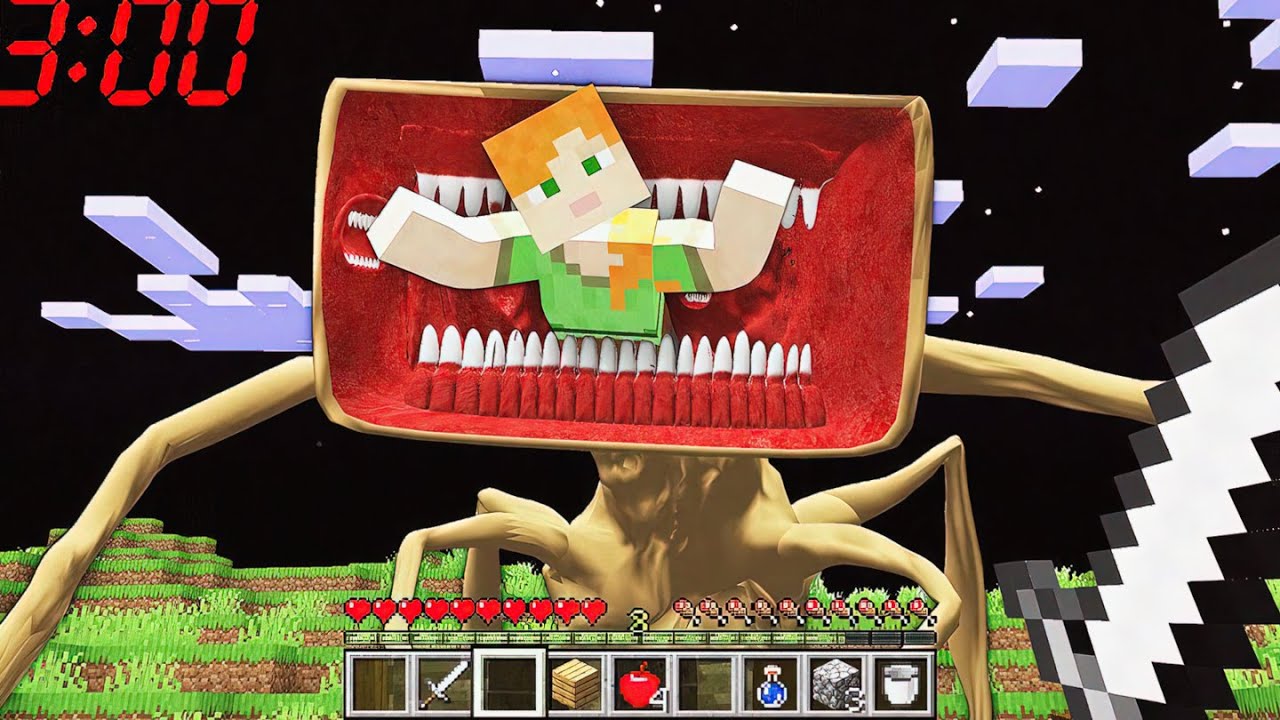 I Found GIANT MEGA HORN vs ME and My Friends ALEX and NOOB DEMON SCP ...